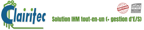 Clairitec - Développer des IHM graphiques, tactiles et personnalisées